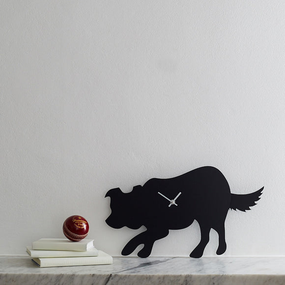 Border Collie Clock With Wagging Tail – The Labrador Company