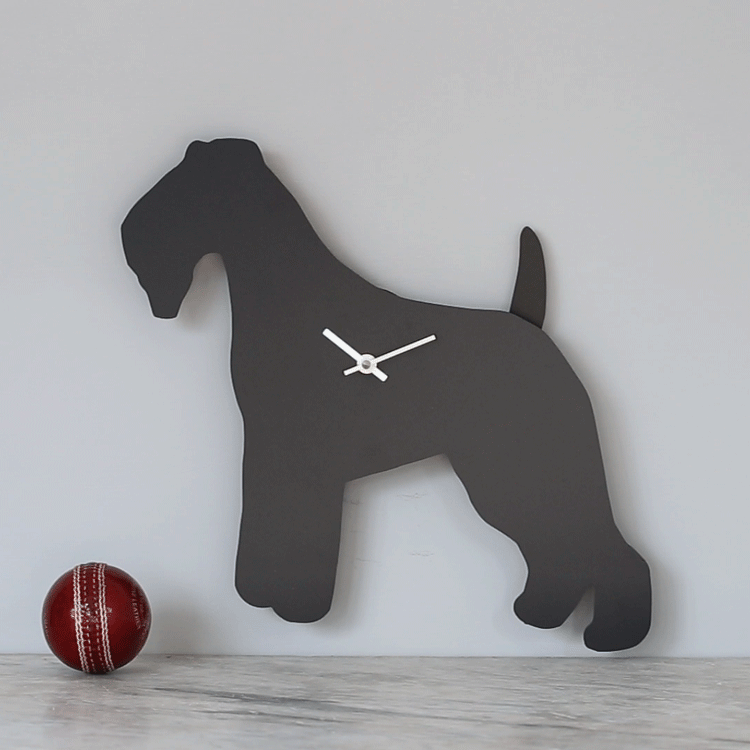 Fox Terrier Clock With Wagging Tail – The Labrador Company